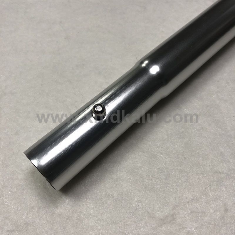 aluminum swag tube custom paddle rod with spring button adjustable rod ...